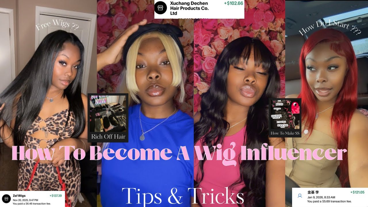 How To Become A Wig Influencer | Get Free Wigs + Paid | My Tips ...