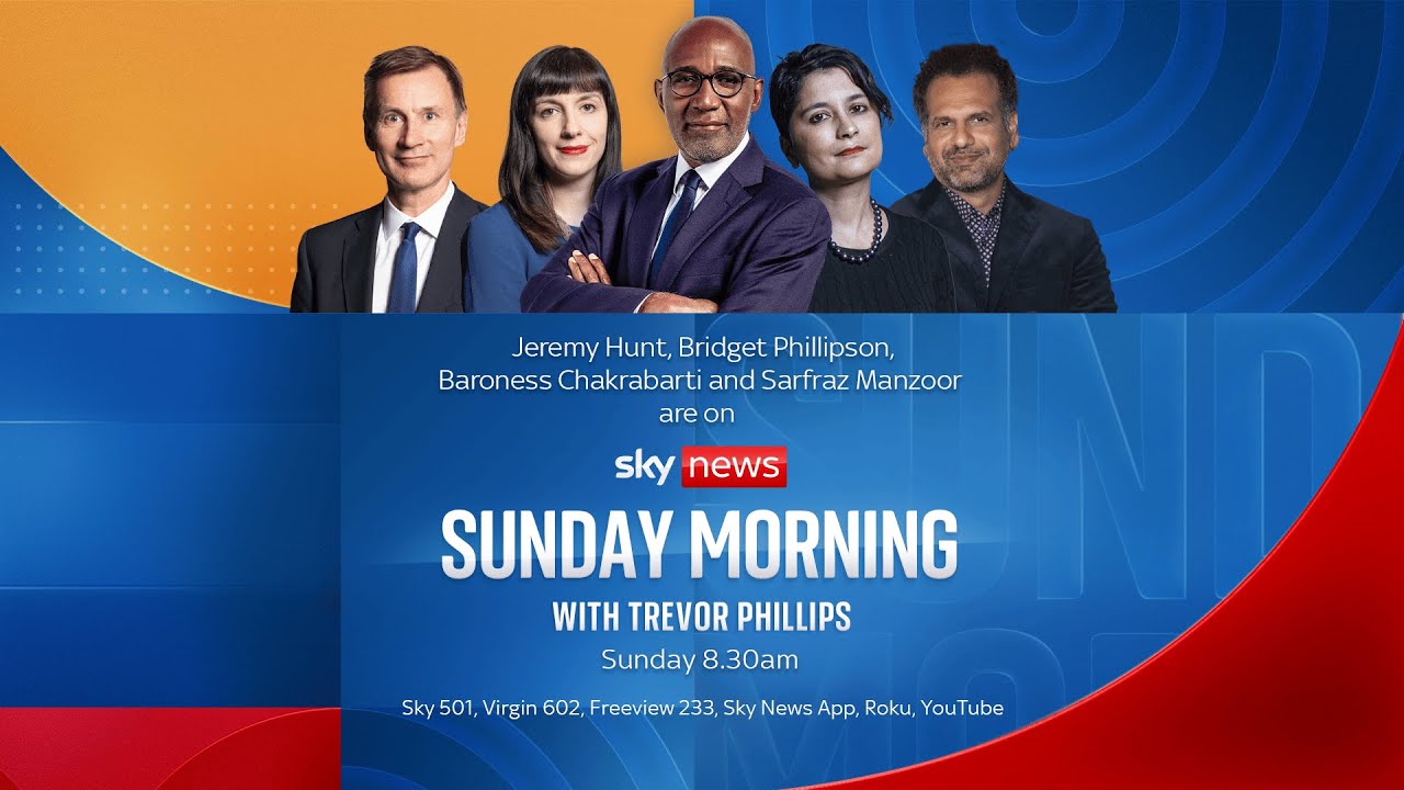 Sunday Morning with Trevor Phillips: Jeremy Hunt, Bridget Phillipson ...
