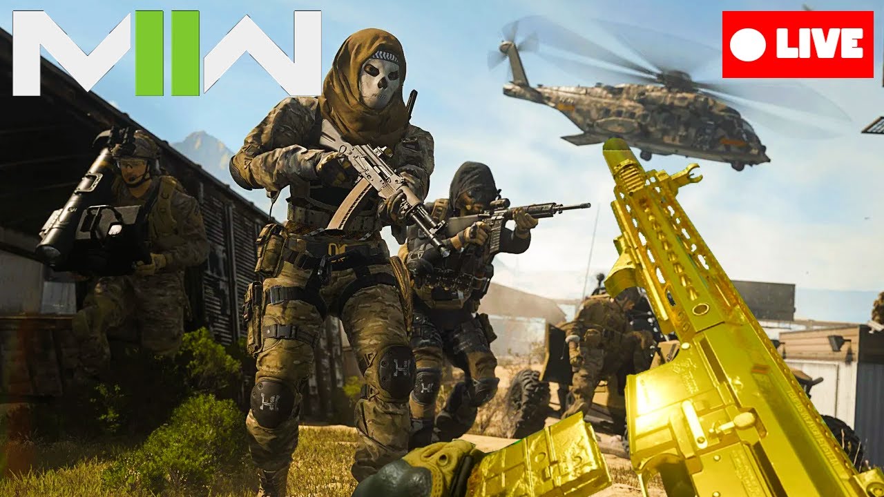 🔴 LIVE - GRINDING FOR GOLD GUNS IN MW2 | Modern Warfare 2 Multiplayer ...
