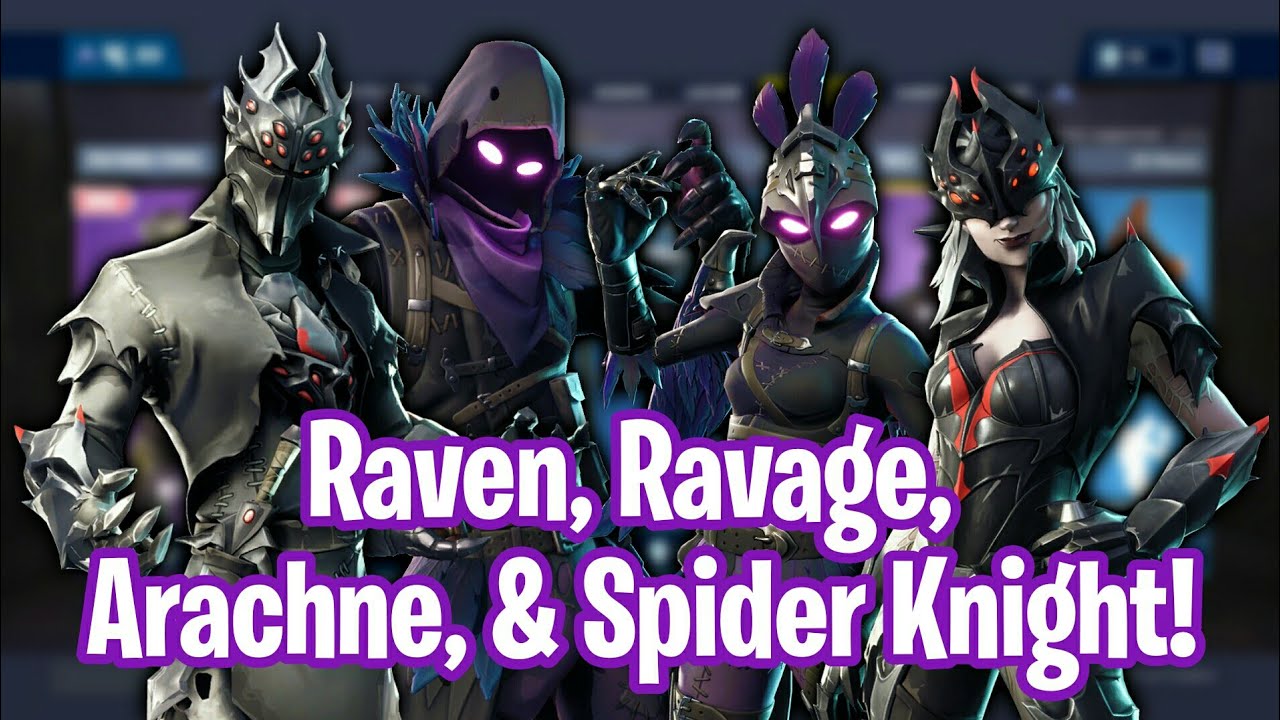 Fortnite Item Shop *NEW* Raven, Ravage, Arachne, & Spider Knight Return ...
