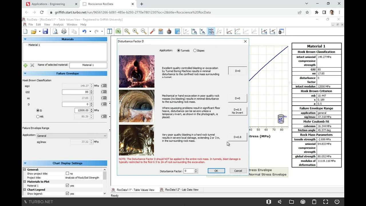 Tutorial 1: How to Estimate Rock Mass Strength in Tunnel using RocData | Step by Step Procedure ...
