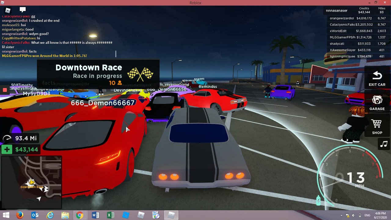 Driving simulator Roblox racing and trying to win - YouTube