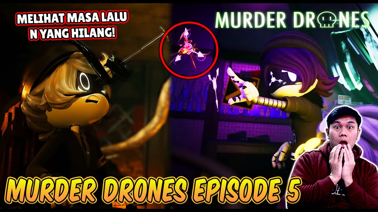 REACTION MURDER DRONES Episode 5: Home! UZI MELIHAT INGATAN MASA KECIL ...