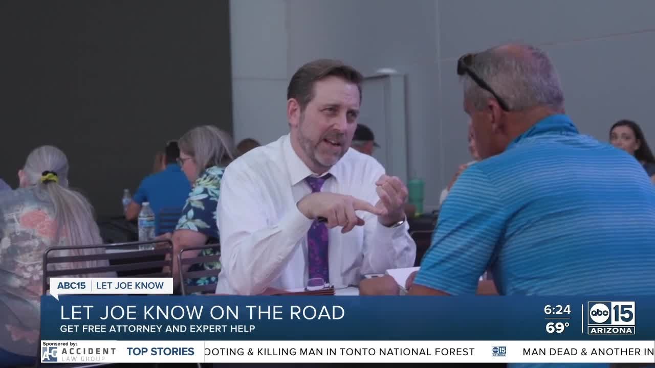 Consumers get FREE help at Let Joe Know On the Road event - YouTube