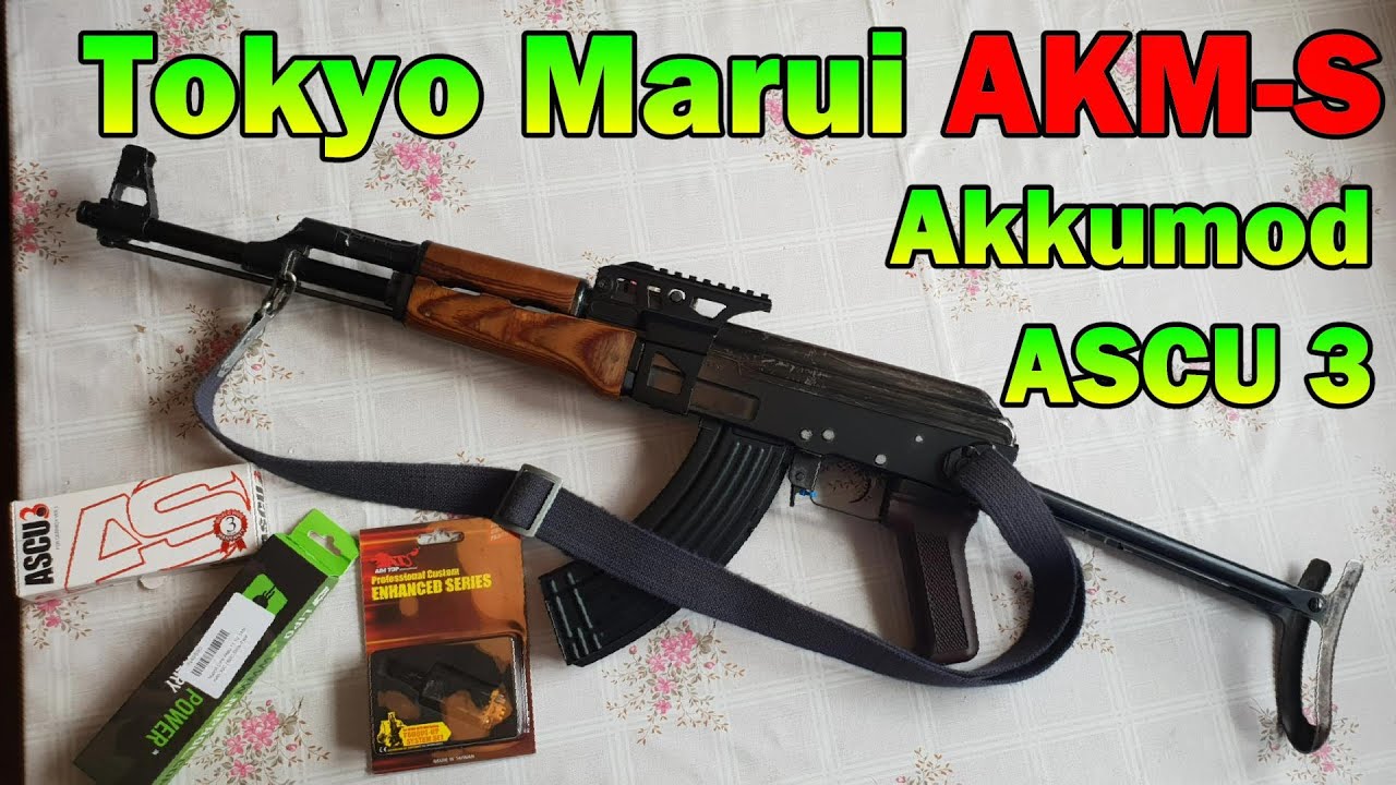 Airsoft Tuning Tokyo Marui AKM-S - YouTube