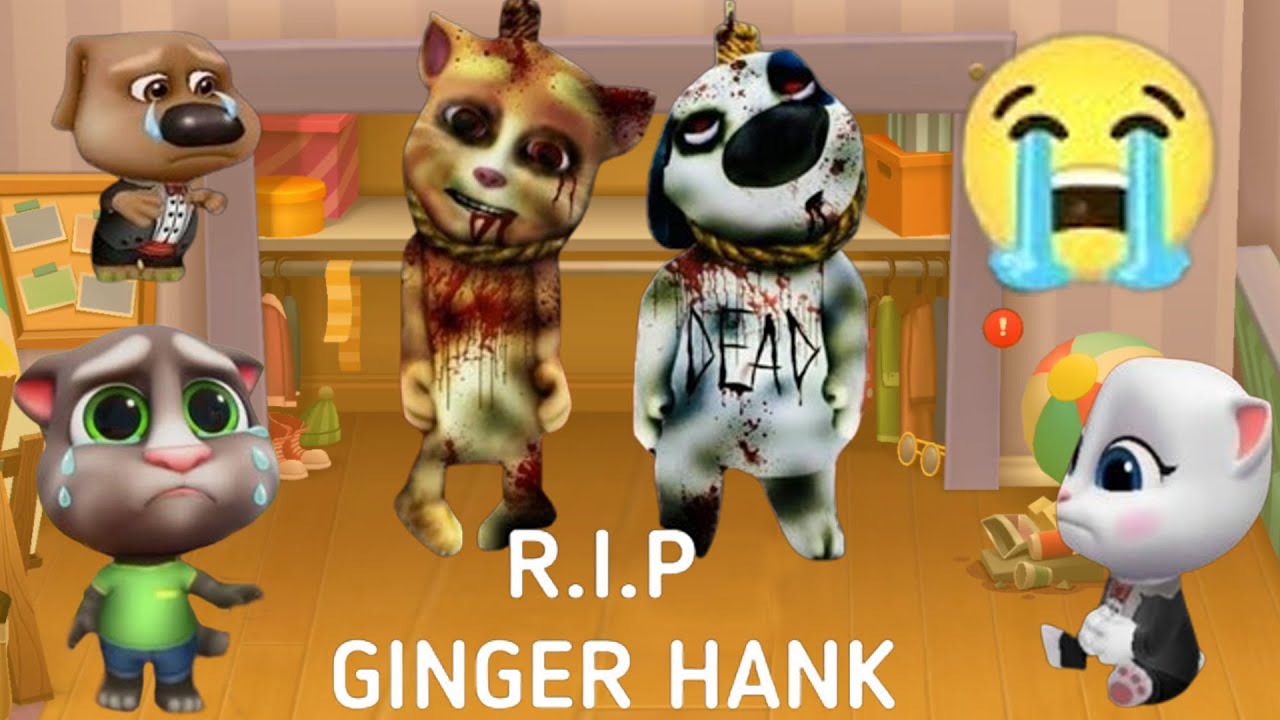 R.I.P GINGER and HANK 😭 - My Talking Tom Friends - AMONG US #125 - YouTube