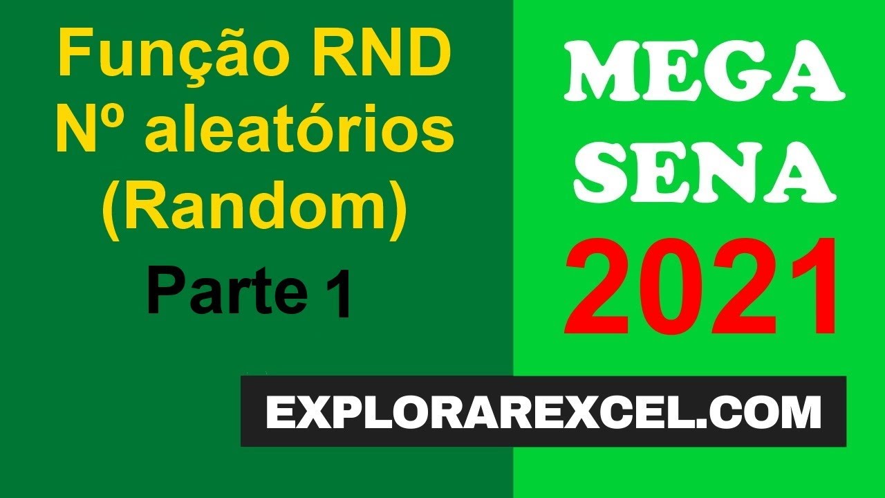 Excel vba função Rnd ( Randômico ou Random ) para gerar números ...