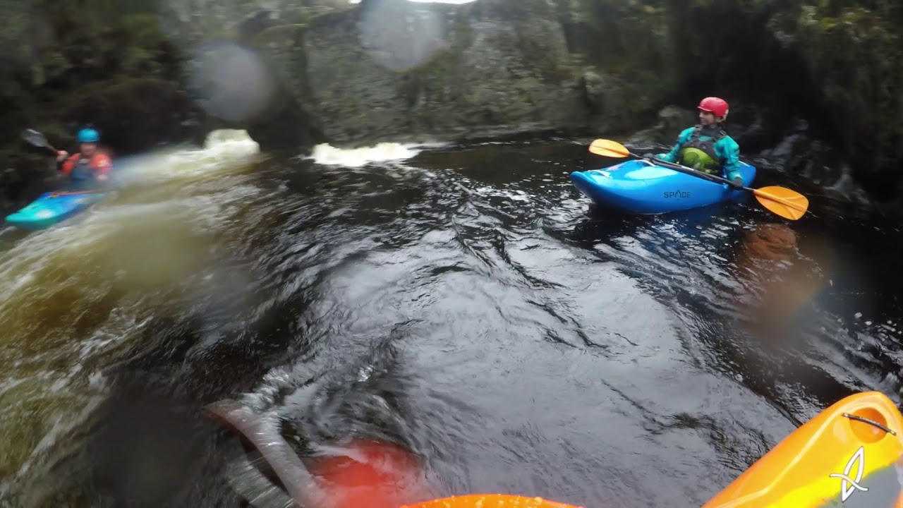 Kayaking the North Esk Jan 2020 - YouTube