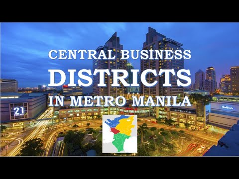 CENTRAL BUSINESS DISTRICTS IN METRO MANILA | STATSPH VIDEOS - YouTube