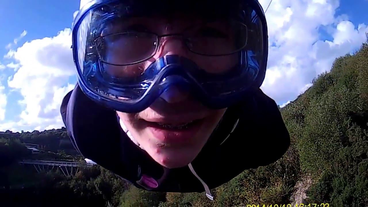 Zip line over the Eden Project - YouTube