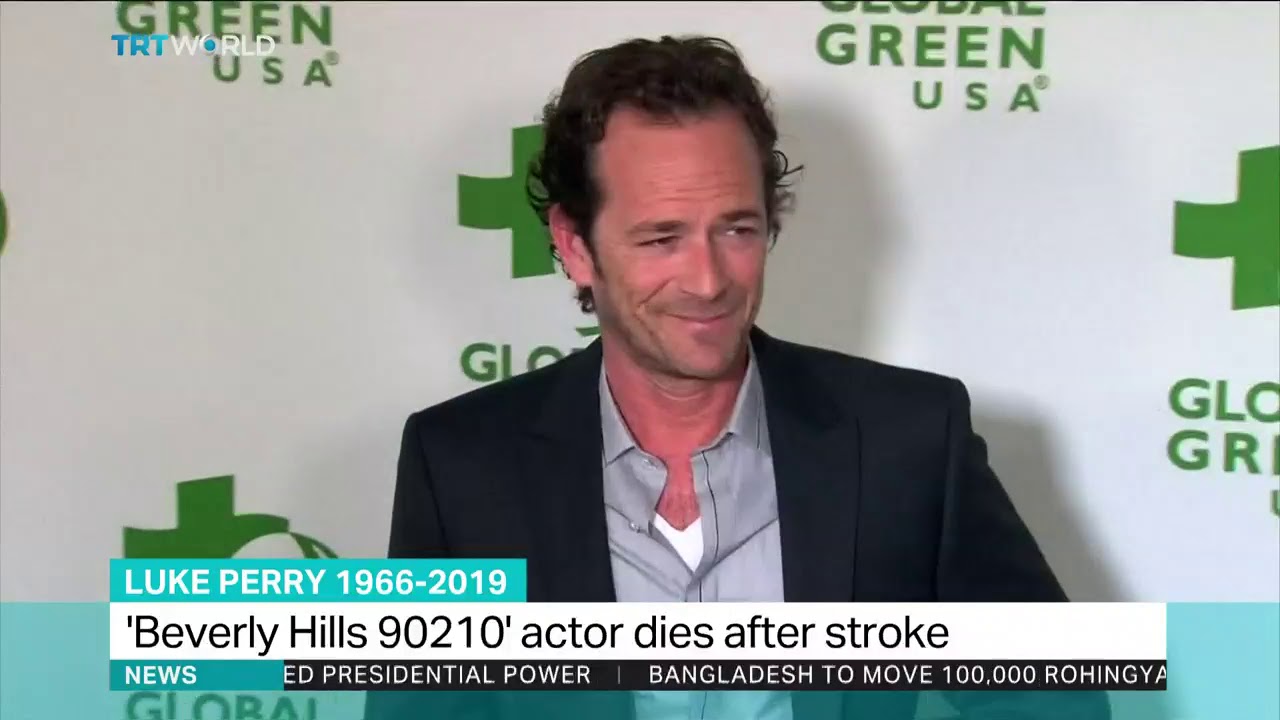 US actor Luke Perry dies at the age of 52 - YouTube