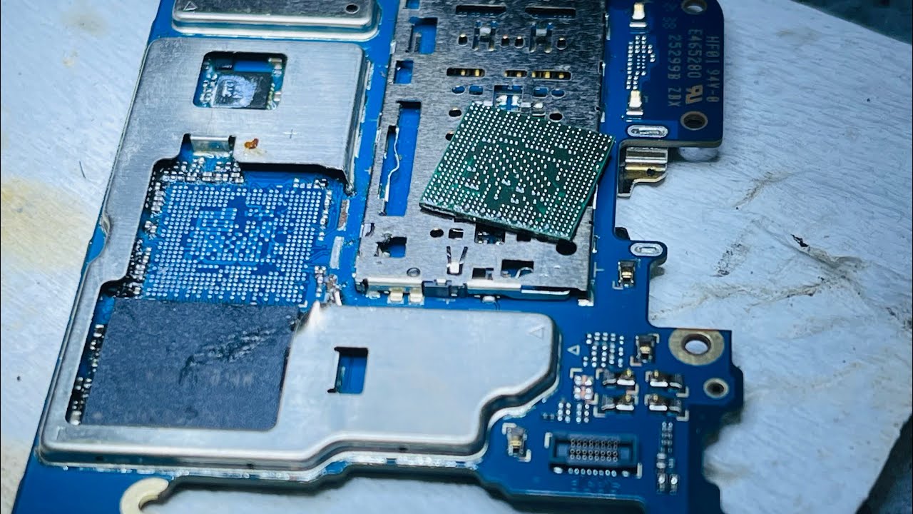 Samsung a03s touche Not Working cpu reballing prossell full live - YouTube