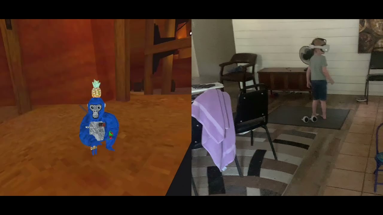 My Baby Brother Plays Gorilla Tag 4 - YouTube