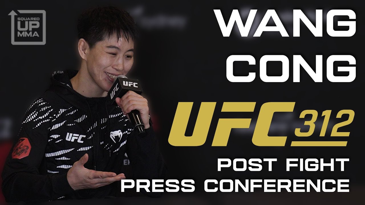 Wang Cong | UFC 312 POST FIGHT INTERVIEW - YouTube