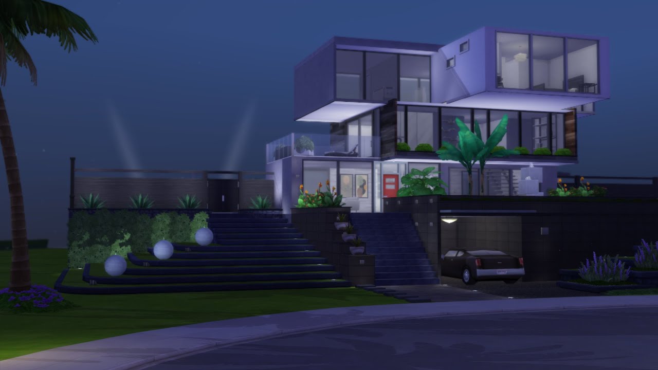 TS4 House Tour: Modular Mansion - YouTube