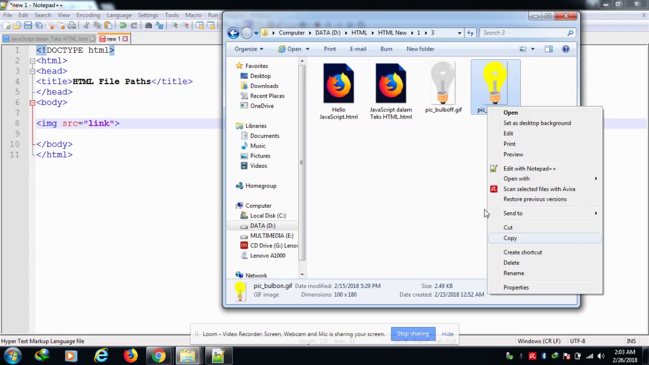 Belajar HTML Part 19: HTML File Paths - YouTube