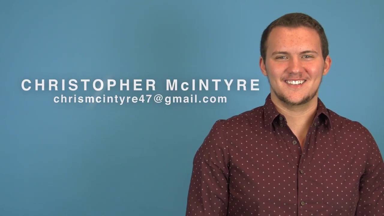 Christopher McIntyre Acting Reel 2019 - YouTube