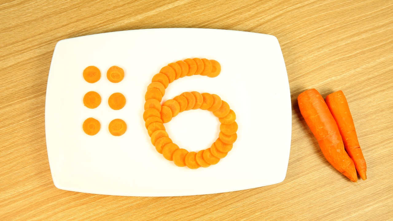 Fun Way to Learn Numbers with Vegetables for Kids | Number Six | Learn ...