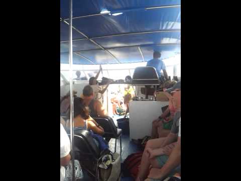 P.P. islands tour sexy bikini girl dance on boat