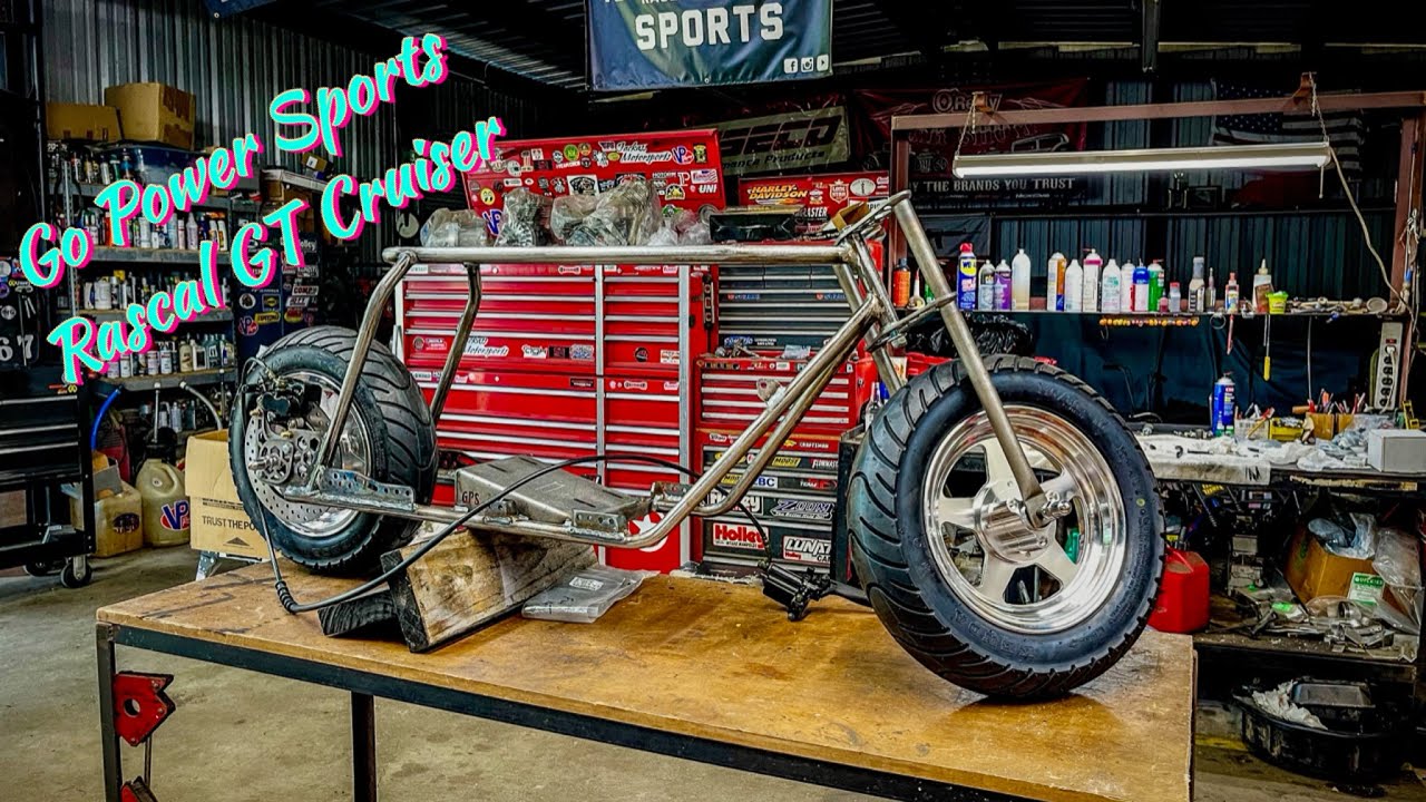 Mrs Knuckles Go Power Sports Rascal GT Cruiser Pt 1 - YouTube