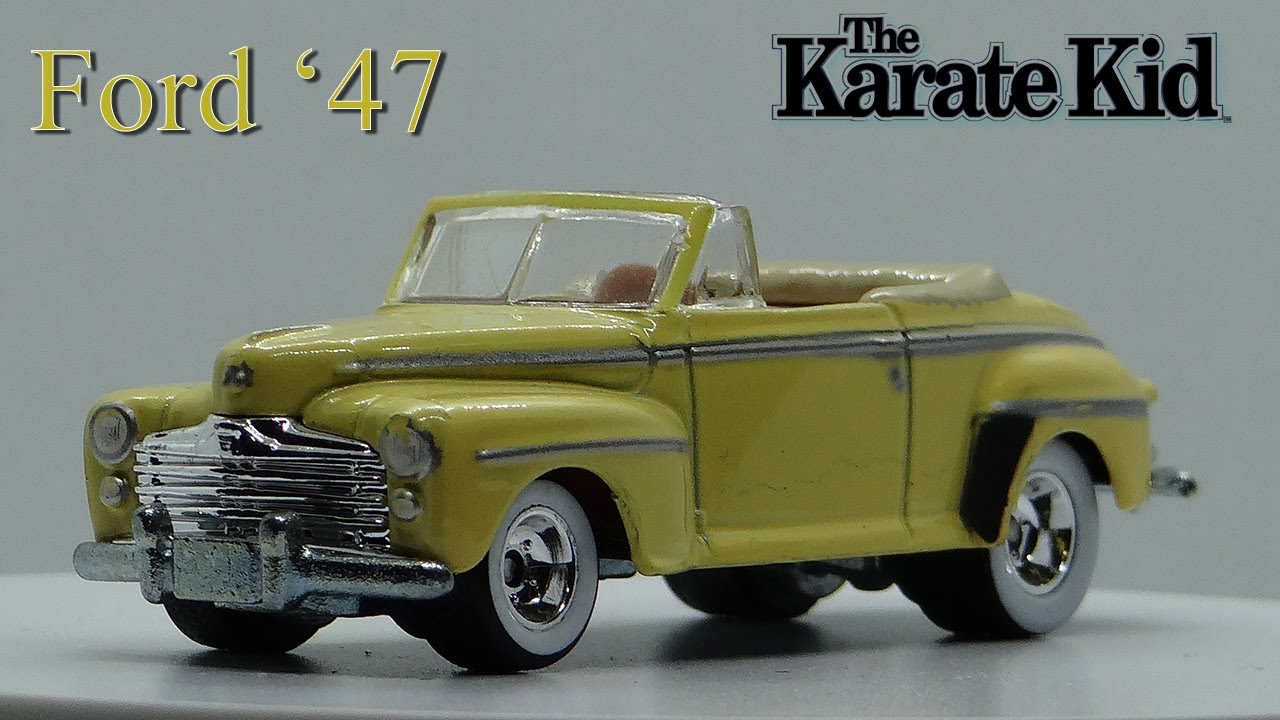 FORD '47 convertible de la pelicula Karate Kid - carro a escala - YouTube