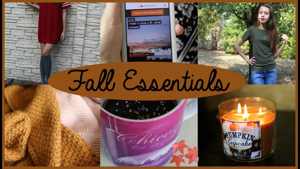 FALL SURVIVAL GUIDE // Outfit Ideas, Mug Cake Recipe, Music + More ...