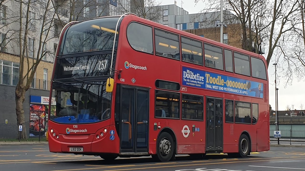 Full Route Visual | Stagecoach London Route 257 | Stratford ...