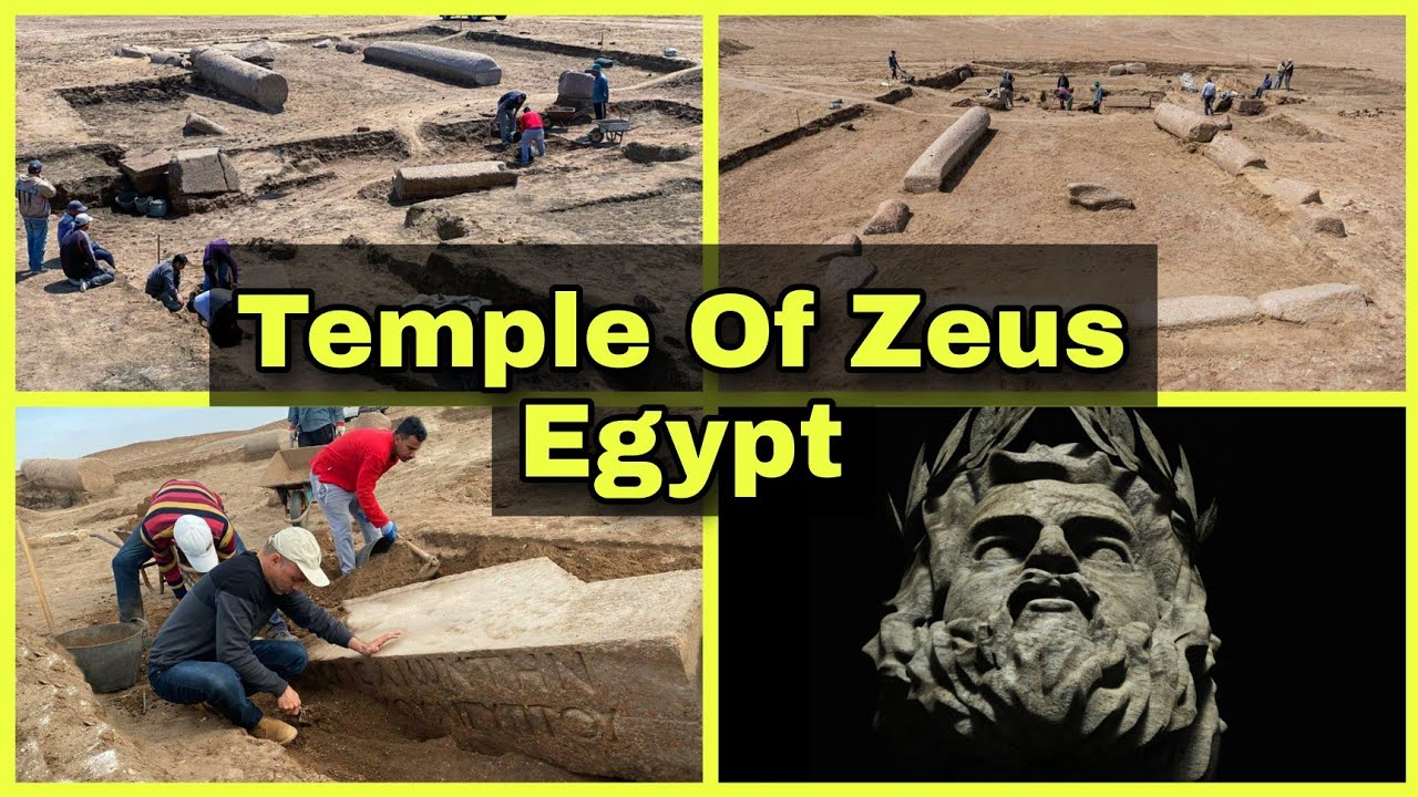 Ancient temple to Zeus uncovered in Egypt's Sinai Peninsula - YouTube