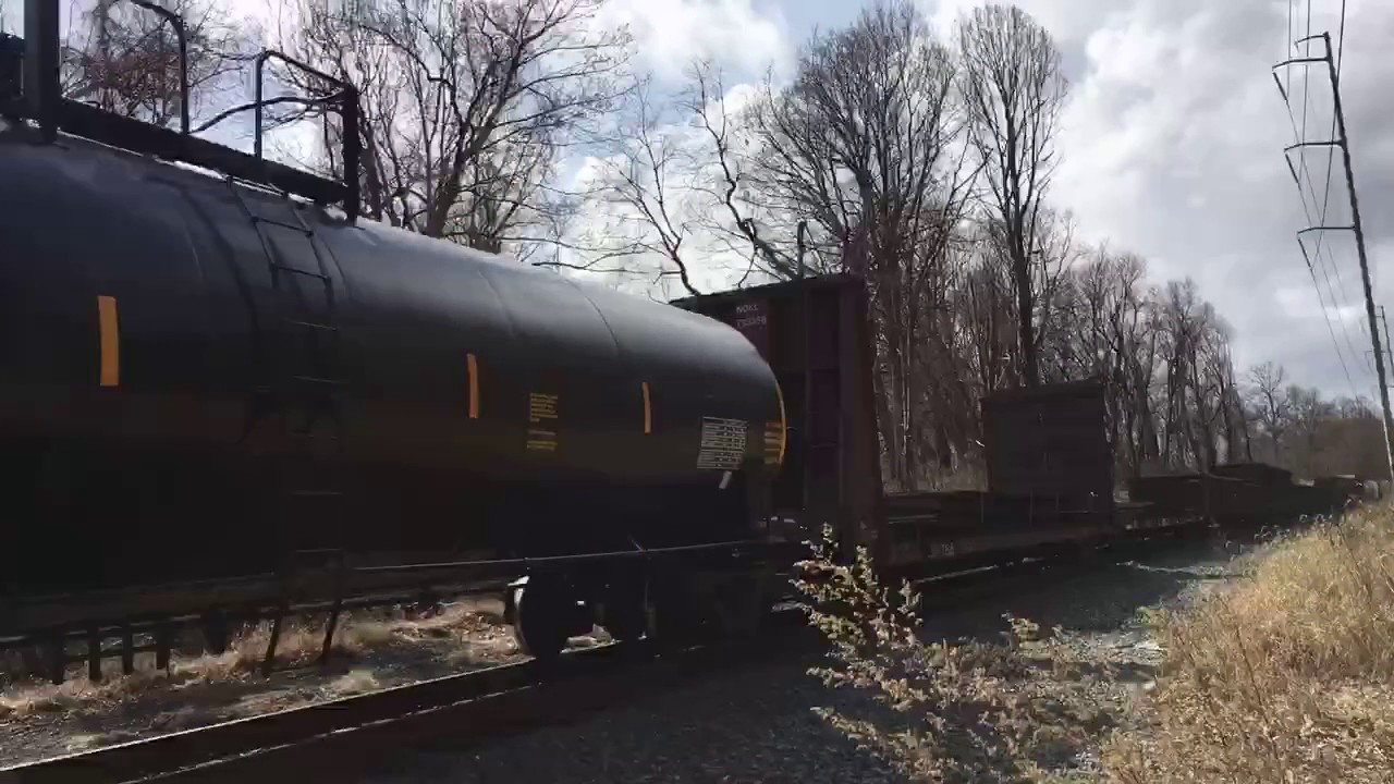 Time Lapse of Philly Freight Train in Pennypack Park - YouTube