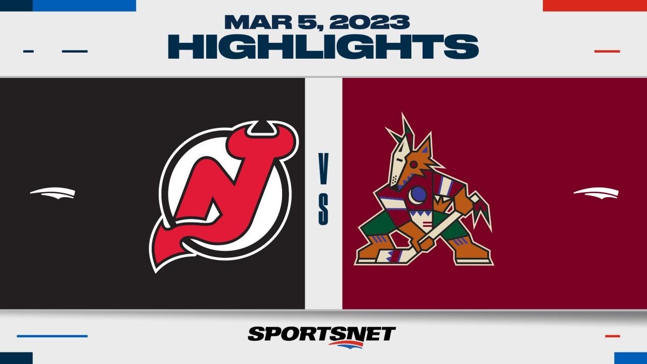 NHL Highlights | Devils vs. Coyotes - March 5, 2023 - YouTube