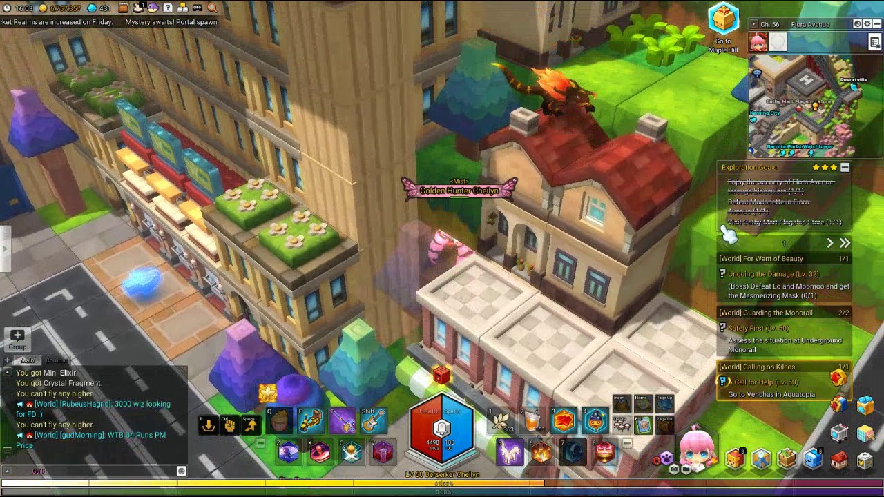 MapleStory 2 Flora Avenue Golden Chests - YouTube