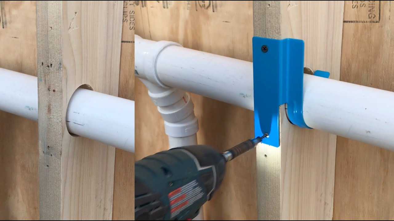 Without proper support, pipes often vibrate or shift. Hang them with ...