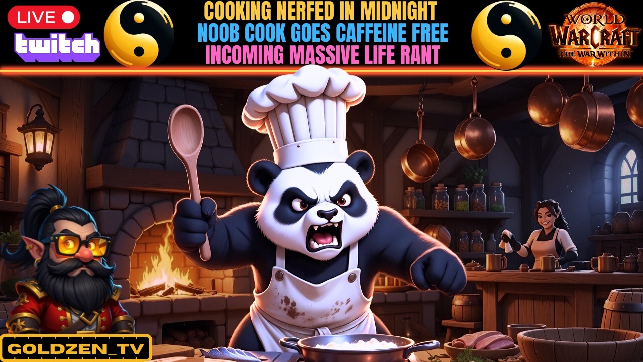 Cooking Nerfed in Midnight? Noob Cook Goes Caffeine-Free + Massive Life ...