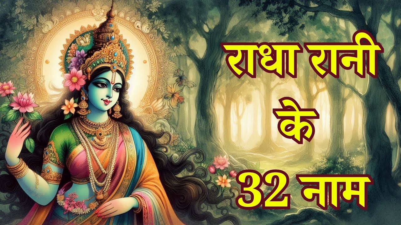 राधा रानी जी के 32 नाम | Shree Radha 32 Names | Radha 32 Names - YouTube