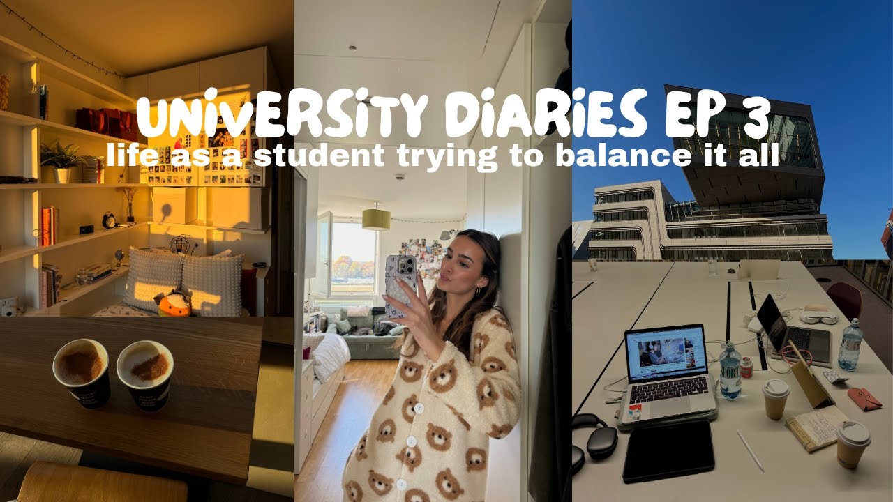 UNIVERSITY LIFE EP 3- stressful days, classes & me trying to balance ...