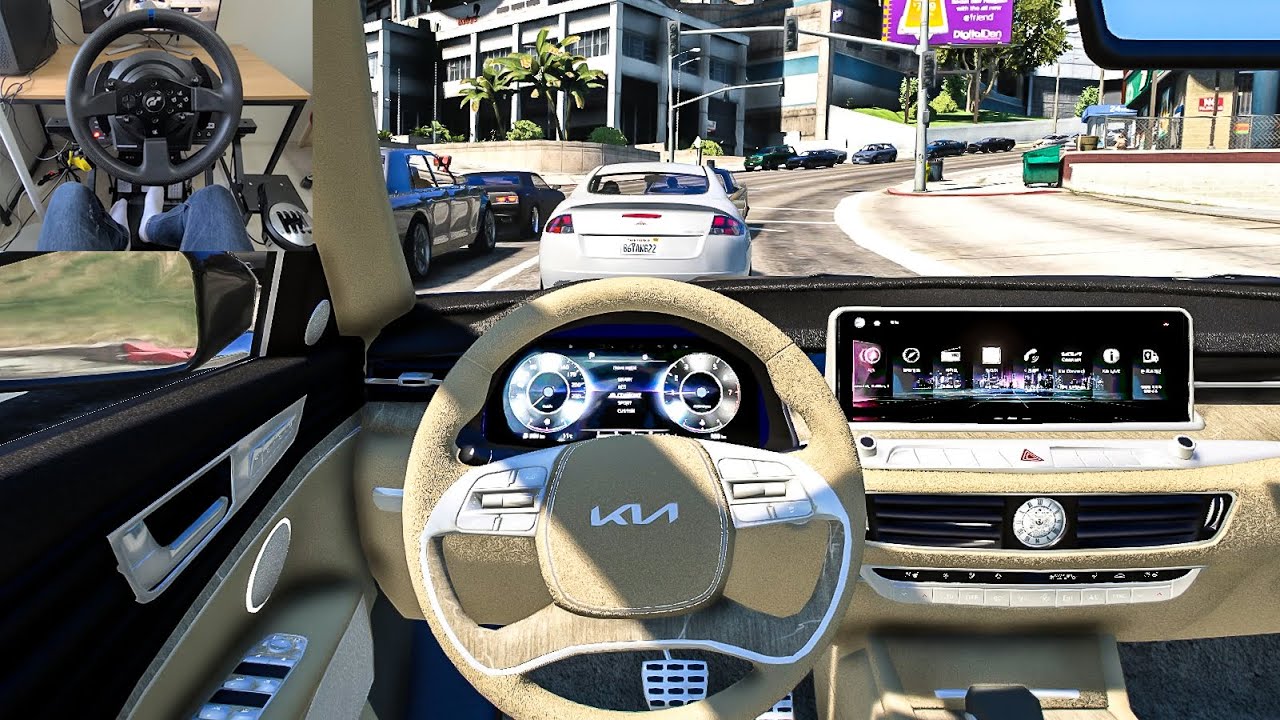 GTA 5 - 2022 KIA K9 [Steering Wheel gameplay] - YouTube