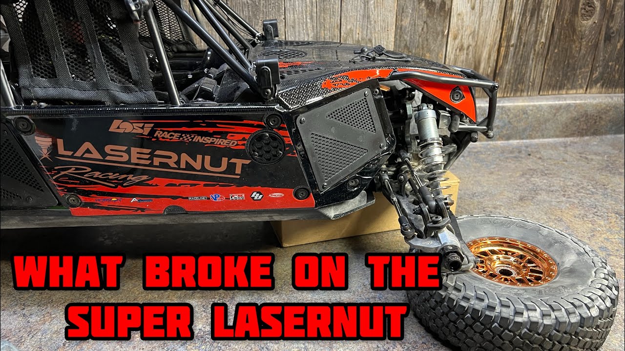 Losi super Lasernut details of what broke - YouTube