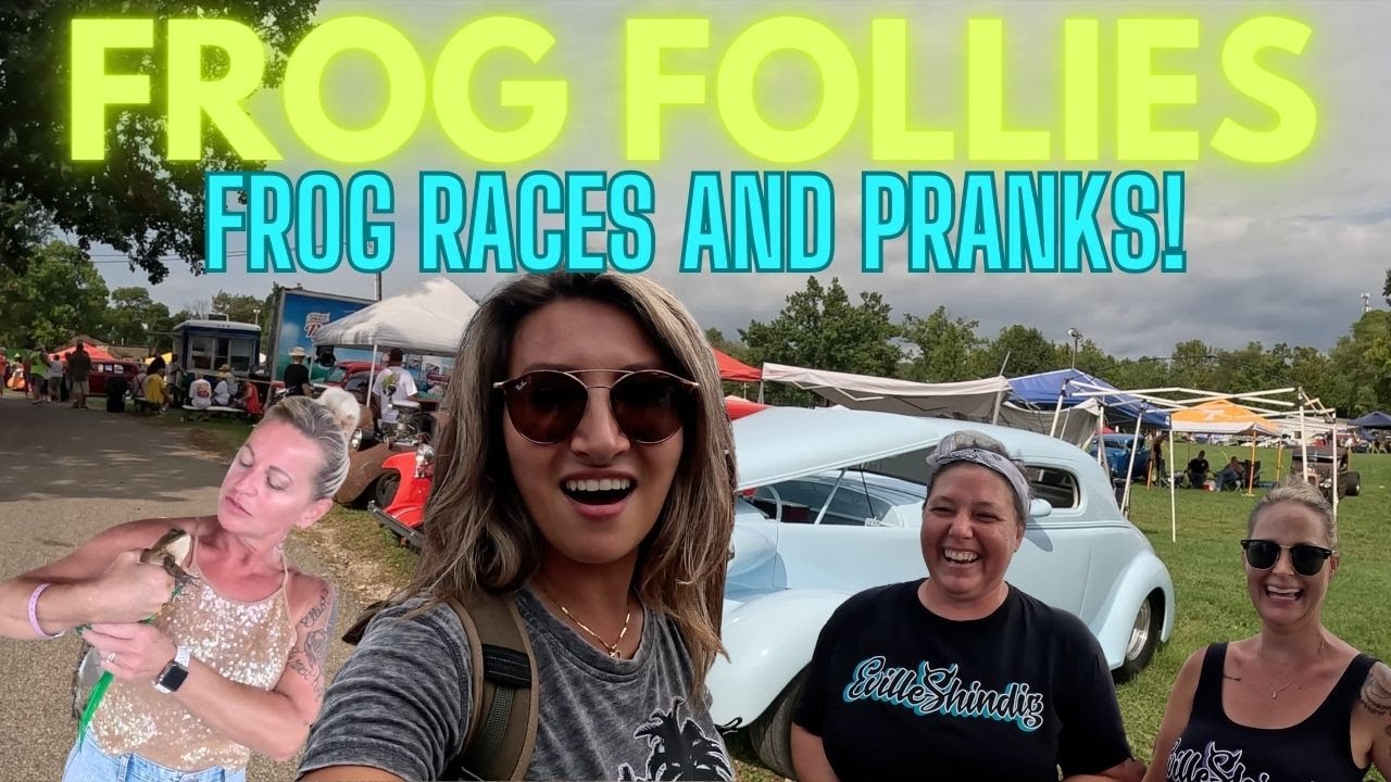 FROG RACES AT THE FROG FOLLIES 2023 - YouTube