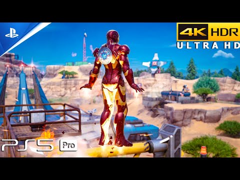 Fortnite (PS5 Pro) 4K 120FPS HDR Gameplay | Skin Iron Man (UCM)