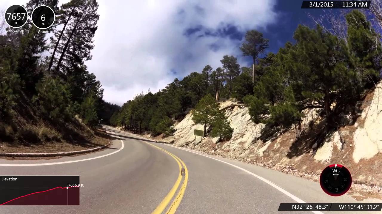 Mt. Lemmon, Tucson, Arizona - Full Climb Video - YouTube