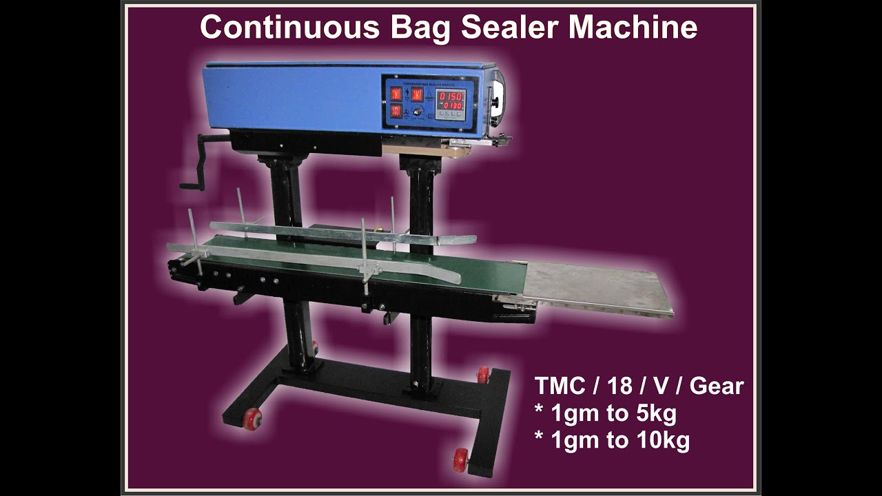 Continuous Bag Sealing Machine All Model Pouch Size System mobile 98252 ...