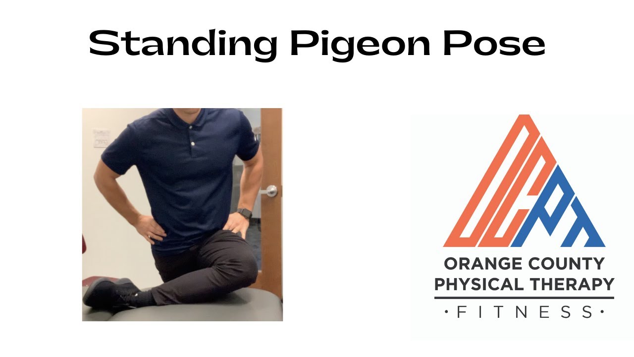 Standing Pigeon Stretch - YouTube