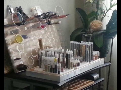 My Craft Room - my Bead Storage - YouTube