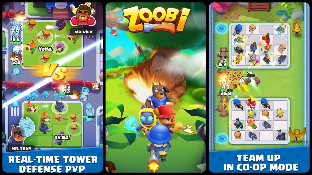 Zoobi - 3D Tower Defense Gameplay Android (Download Game) - YouTube