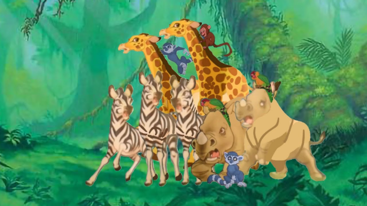 Meet tarzan's jungle animal friends. Tarzan. - YouTube