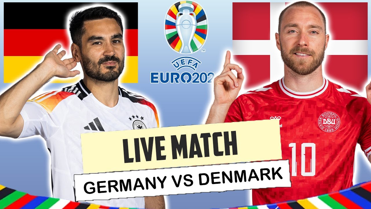 🛑 Germany vs Denmark Euro Cup 2024 | Round 16 Live Watch Along Reaction ...