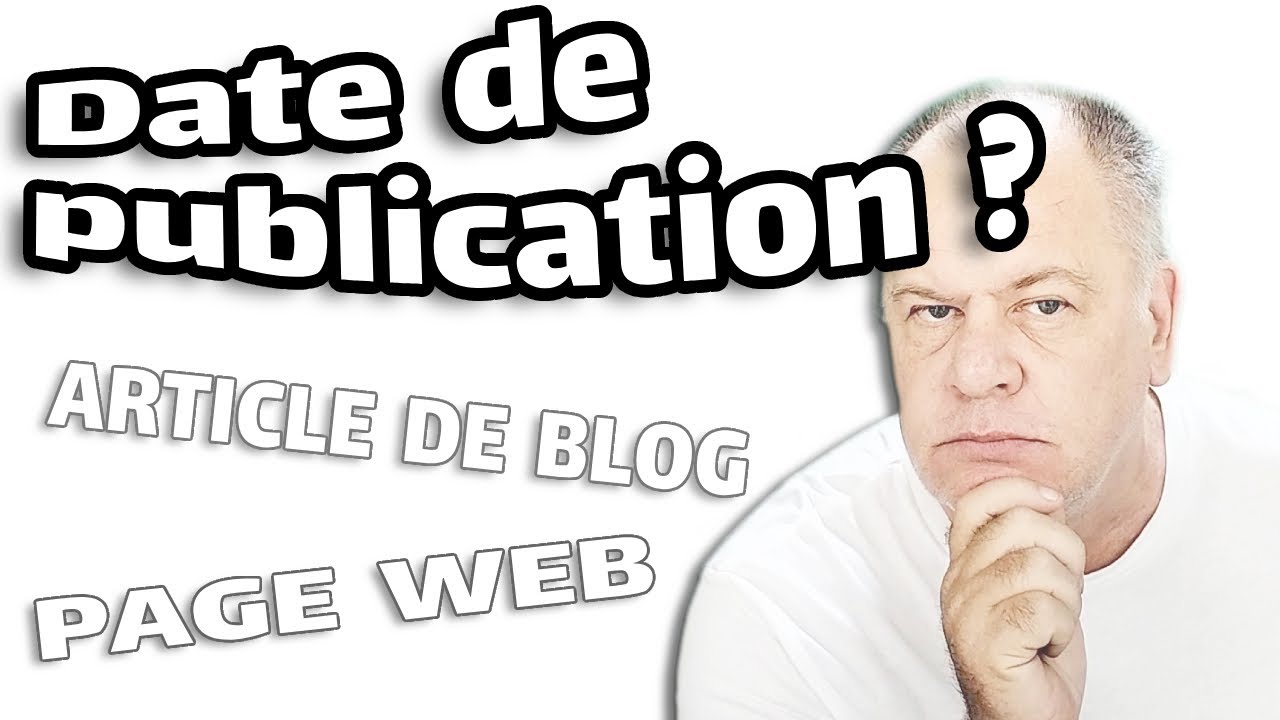 Connaitre la date de publication d'un article ou d'une page sur internet - YouTube