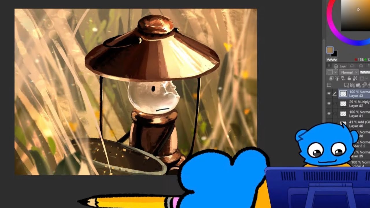 Making of this Airy artwork | Object Show Art Stream 2023 - YouTube