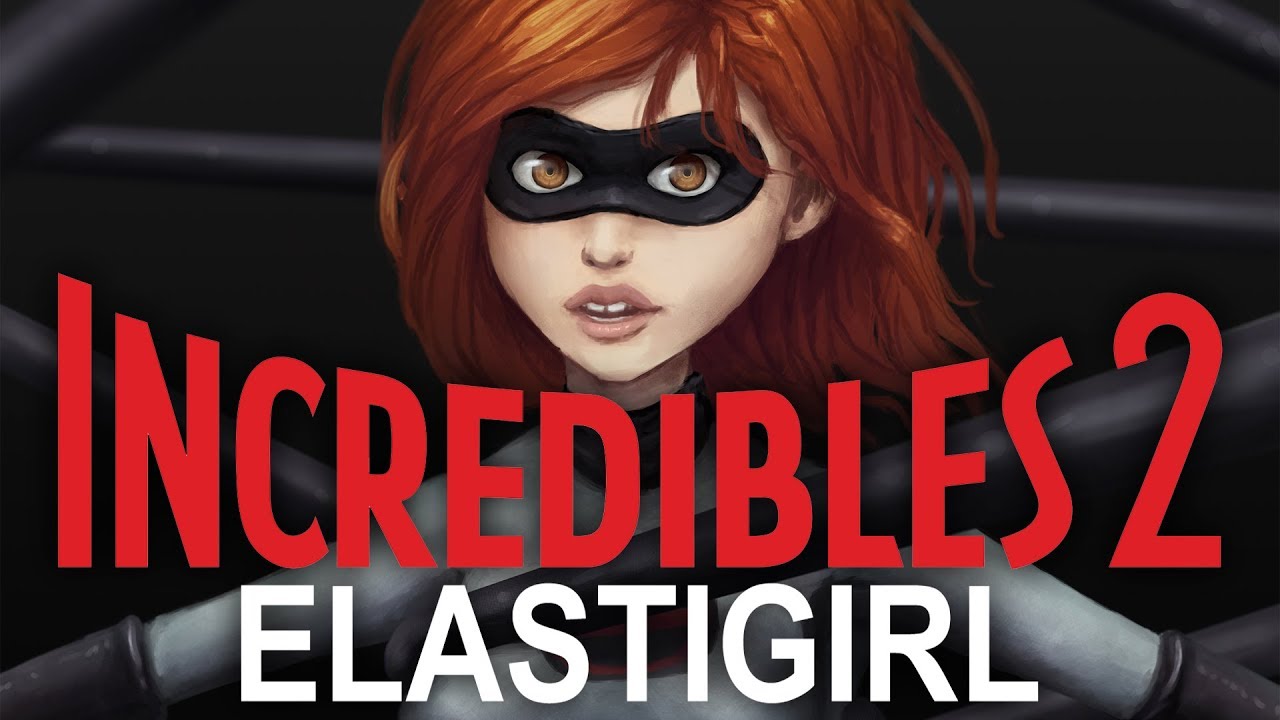 Cartoon Helen Parr Elastigirl