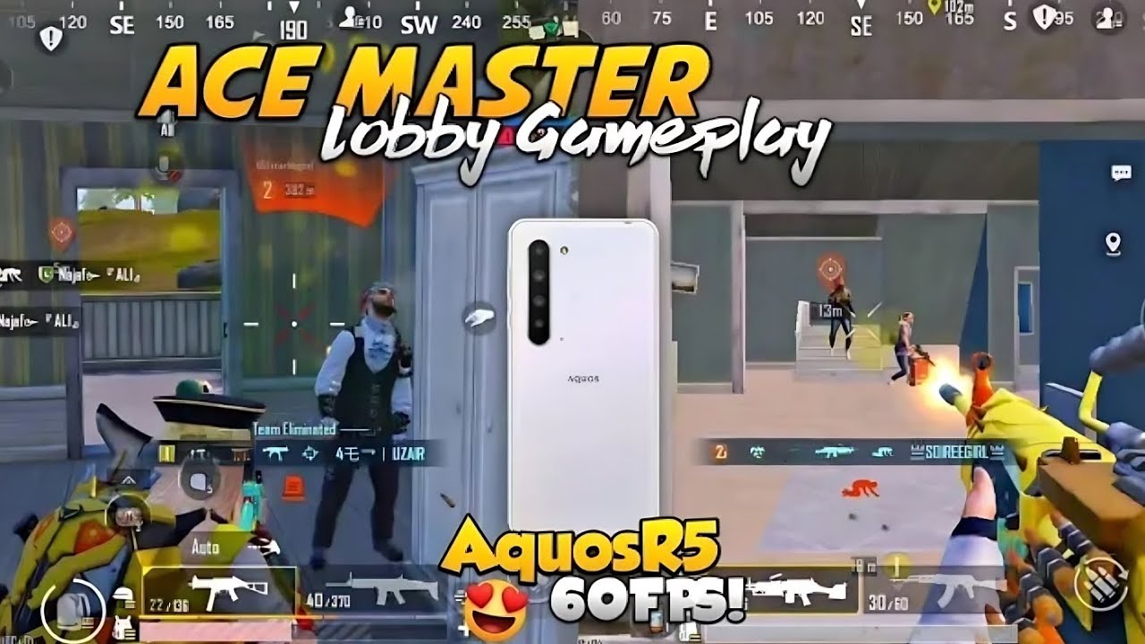 PUBG MOBILE GAMEPLAY 5 finger 🥵 sharp Aquos R2, R3, R5, R6, R7 devices ...